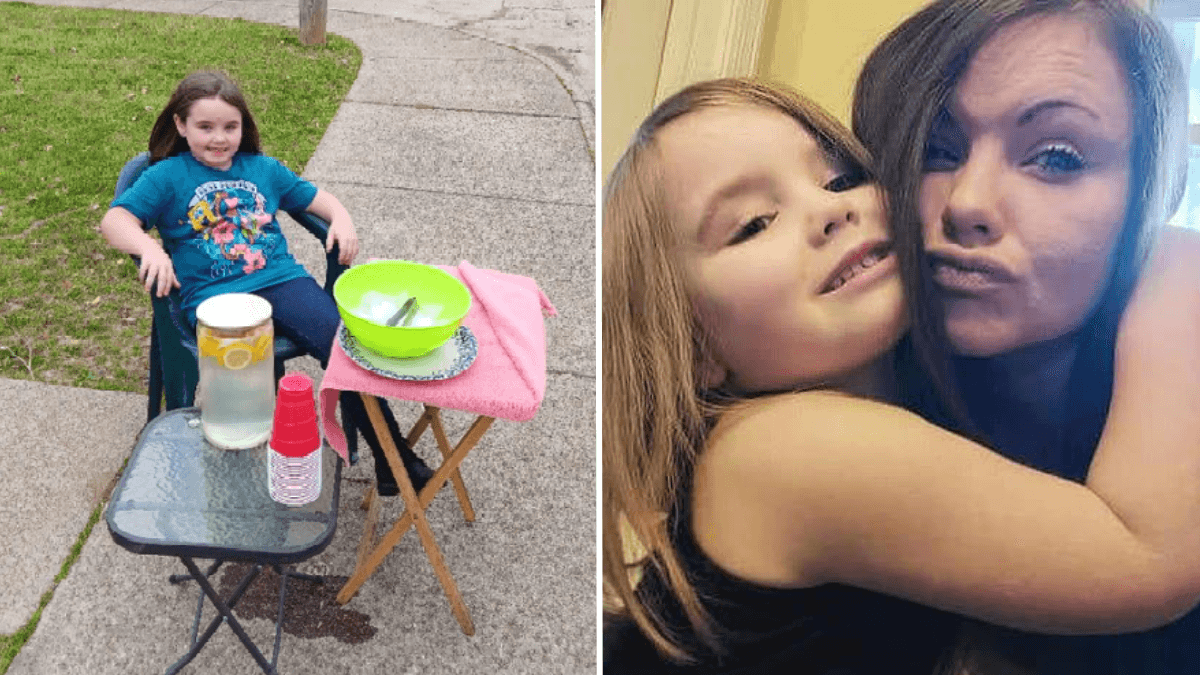 Girl Raises $15K For Mom's Tombstone With Lemonade Stand | Goalcast